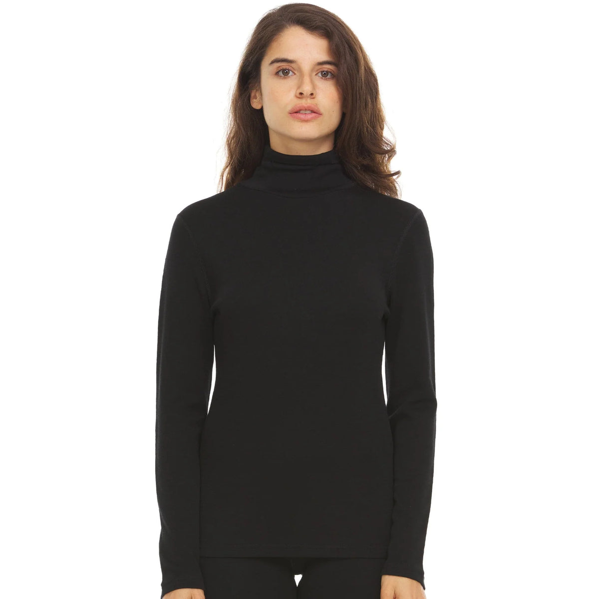 MIDWEIGHT WOOL TURTLE NECK WOMEN – Outside Store MY